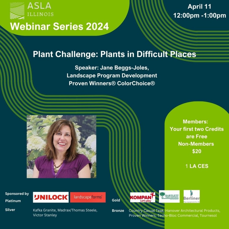 American Society of Landscape Architects, Illinois Chapter - Catalog